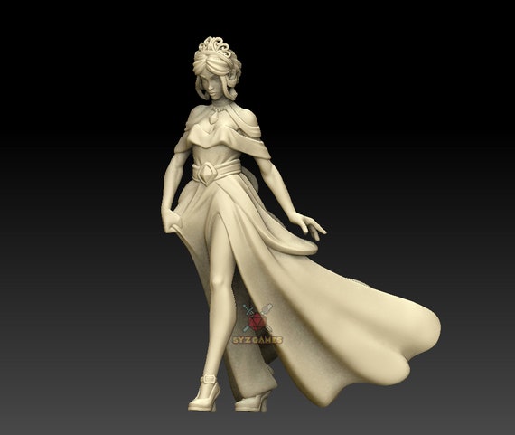 Princess Fantasy Resin Miniature Dnd Miniature RPG - Etsy