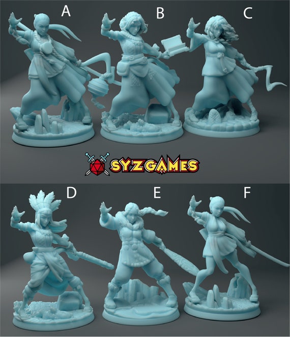 Wizard Variants 32mm or 28mm Fantasy Miniature Dnd - Etsy