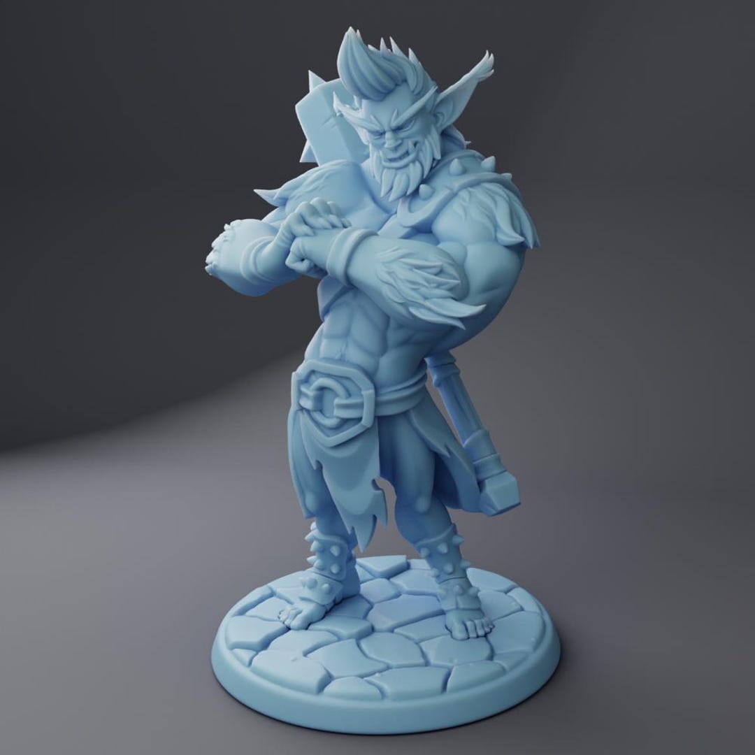 Bully Bugbear Fighter Fantasy Miniature Dungeons and Dragons Mini RPG ...