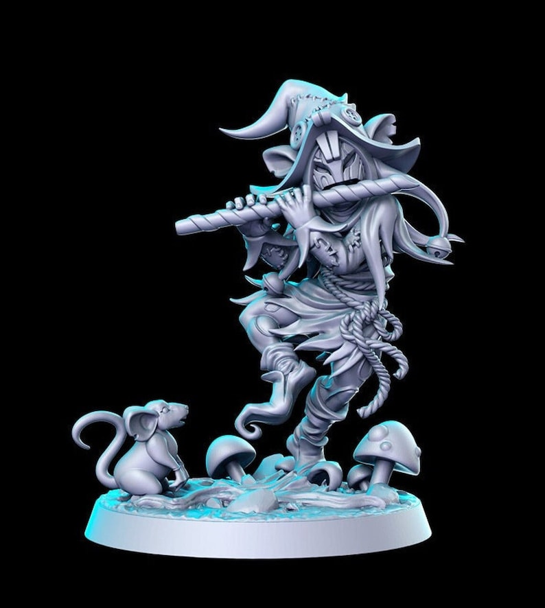 Flute Charmer Pied Piper | Fantasy Miniature | Dnd Miniature | RPG ...