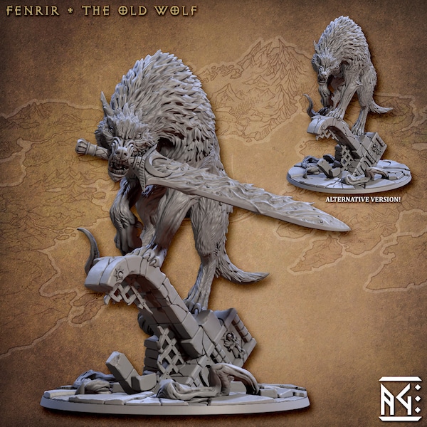 Old Wolf Miniature - Etsy