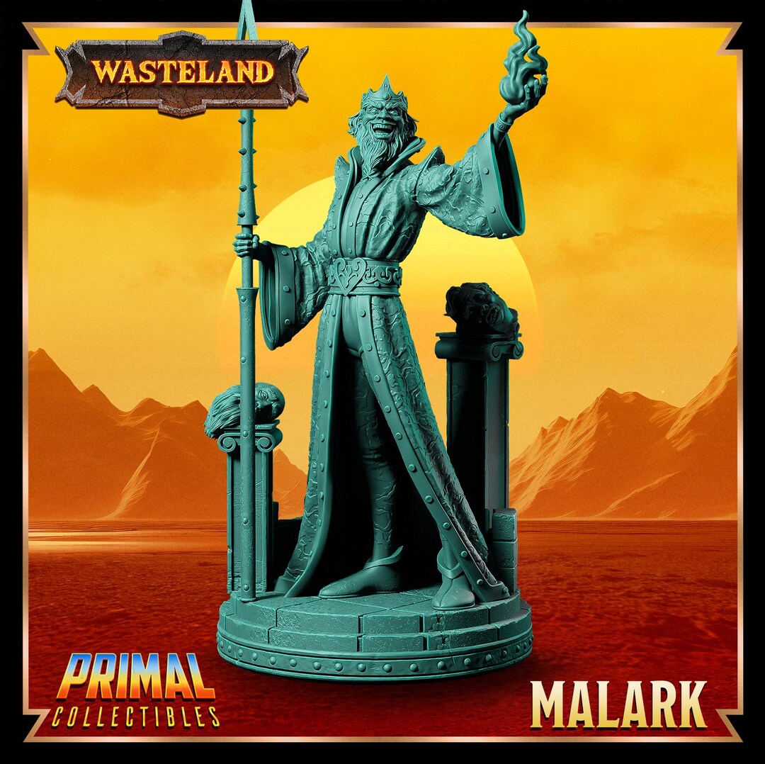 Malark Sorcerer King Fantasy Miniature Dungeons and Dragons Mini ...