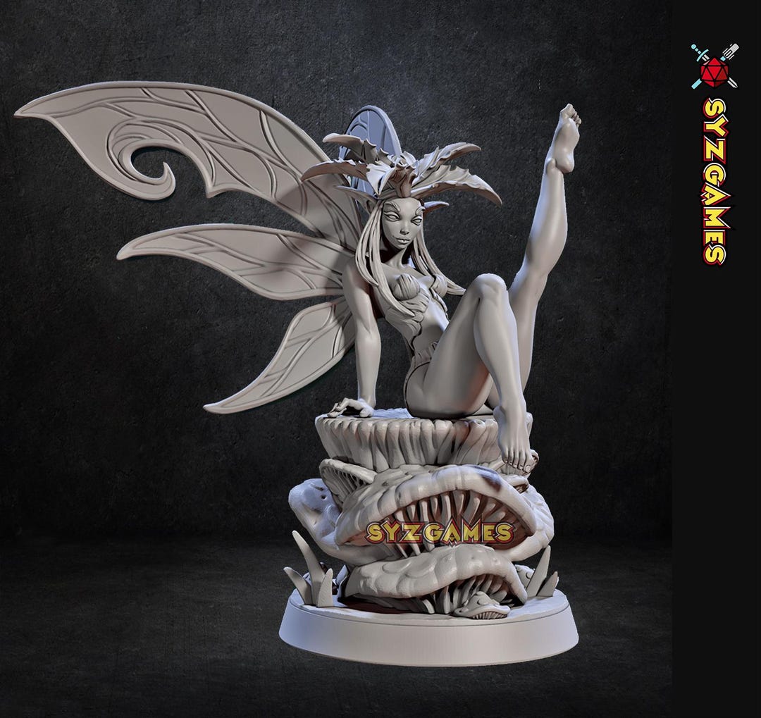Mandragora Fairy Pinup Fantasy Miniature Dungeons and Dragons Mini RPG ...