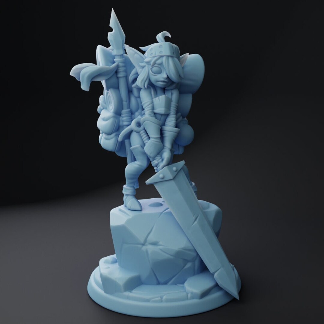 Cherry the Battle Master | Fantasy Miniature | Dnd Miniature | Tabletop ...