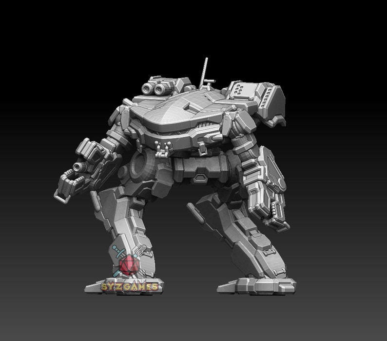 KGC-010 King Crab Battletech Sci-fi Miniature Mech - Etsy
