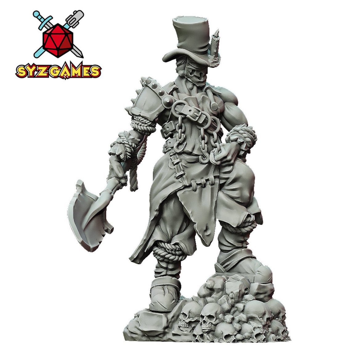 Grave Digger Fantasy Resin Miniature Dnd Miniature RPG - Etsy