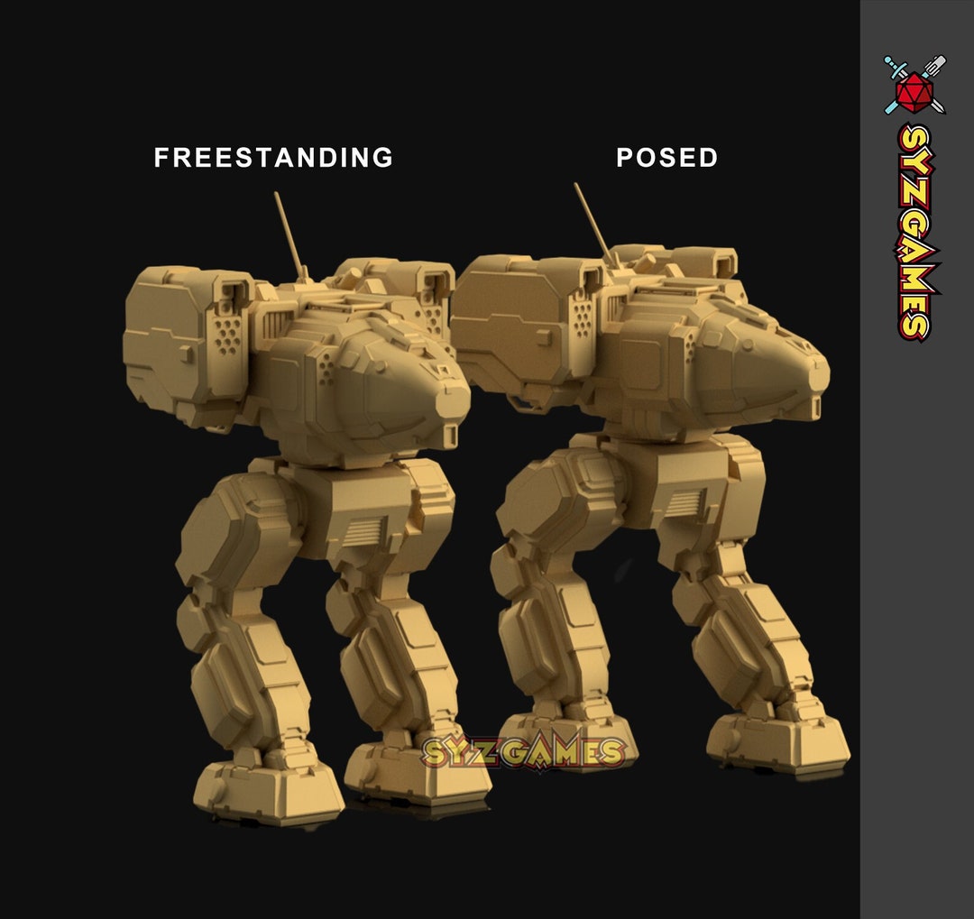 Stalker STK-5M Battletech Sci-fi Miniature Mech - Etsy