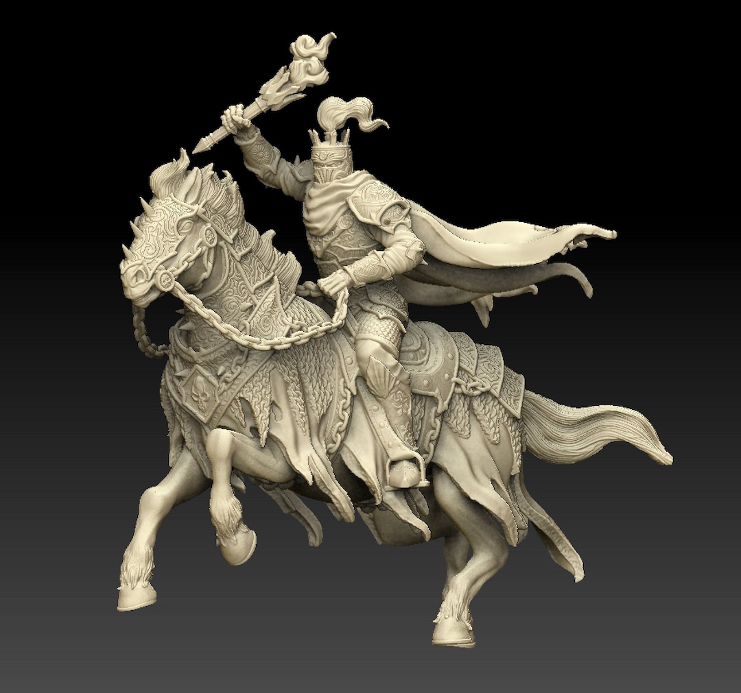 Lord Soth, Mounted | Fantasy Miniature | Dnd Miniature | Dungeons ...