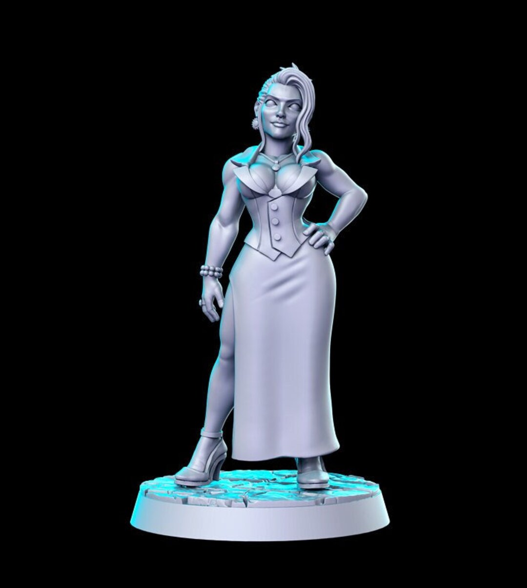 Scarlet | Sci-fi Miniature | Fantasy Miniature | Dnd Miniature | RPG ...