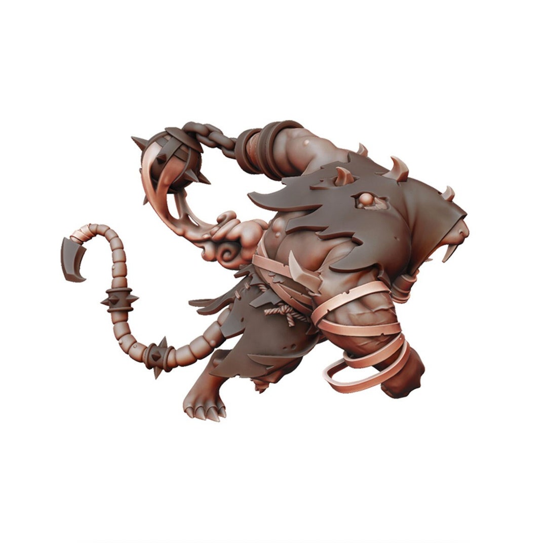 Plague Rat Ogre | Fantasy Miniature | Dungeons and Dragons | Dnd ...