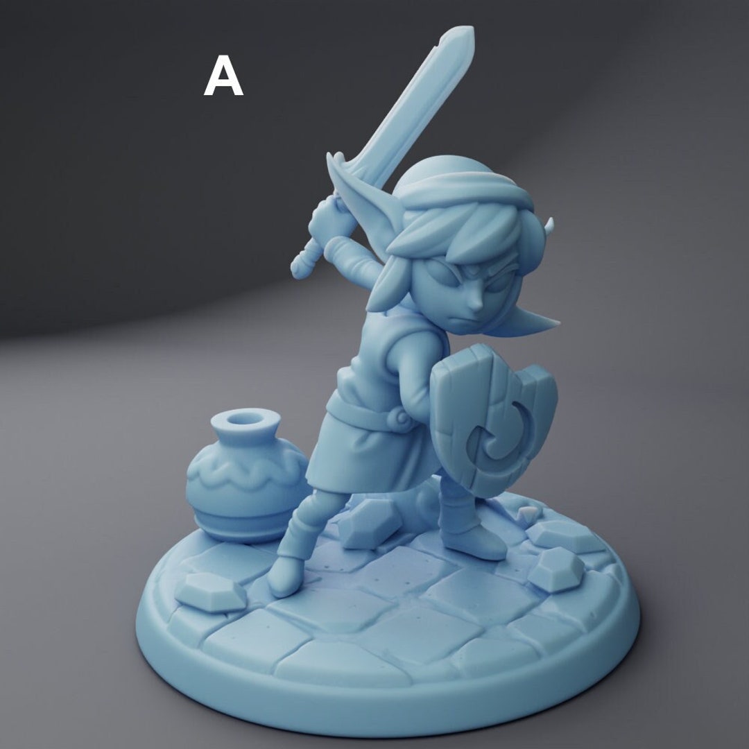 Link the Goblin Adventurers Fantasy Miniature Zelda Dungeons and ...