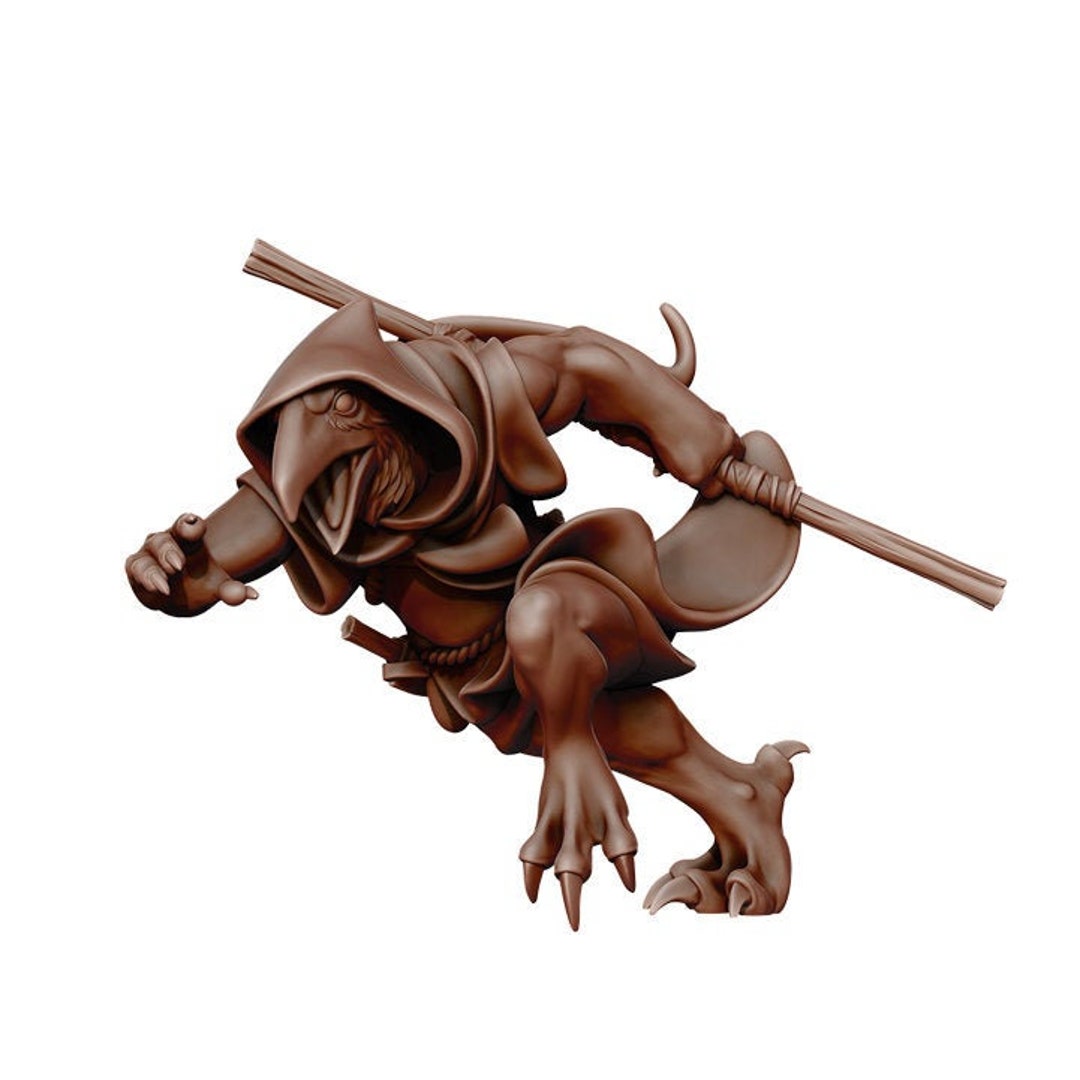 Kenku Monk | Fantasy Miniature | Dungeons and Dragons | Dnd Miniature ...