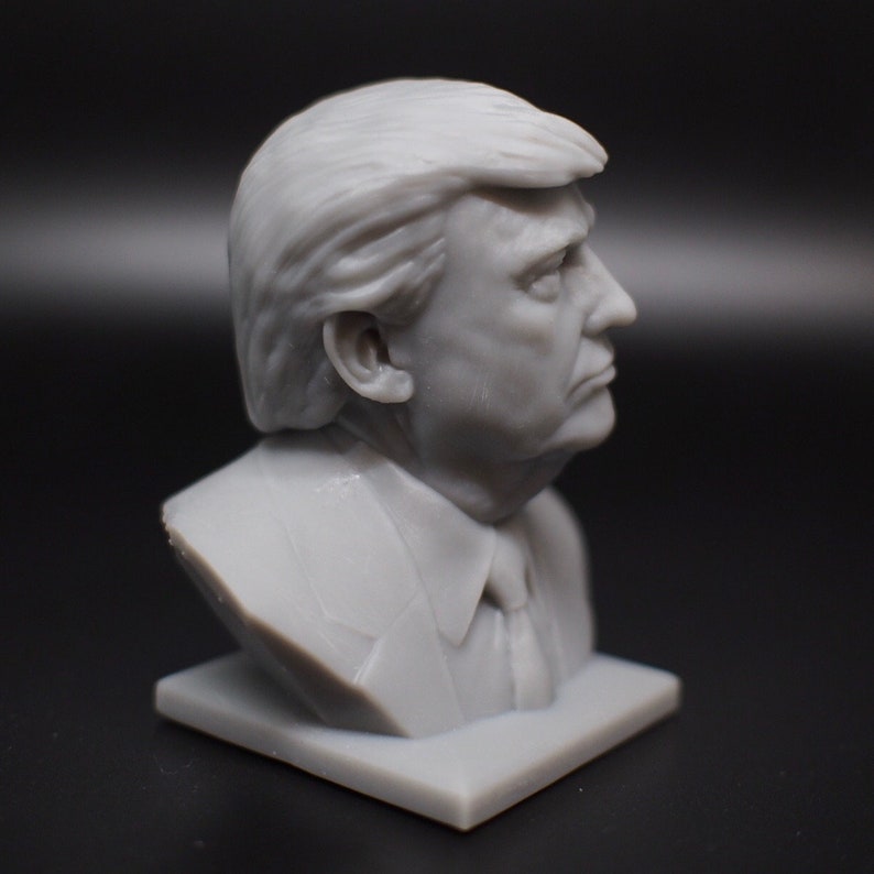 Donald Trump Bust Resin Bust 3D Printed Bust - Etsy
