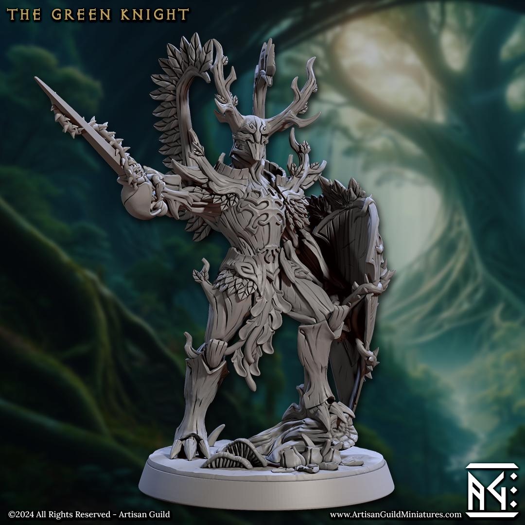 The Green Knight Spriggan Duelist Fantasy Miniature Dungeons and ...
