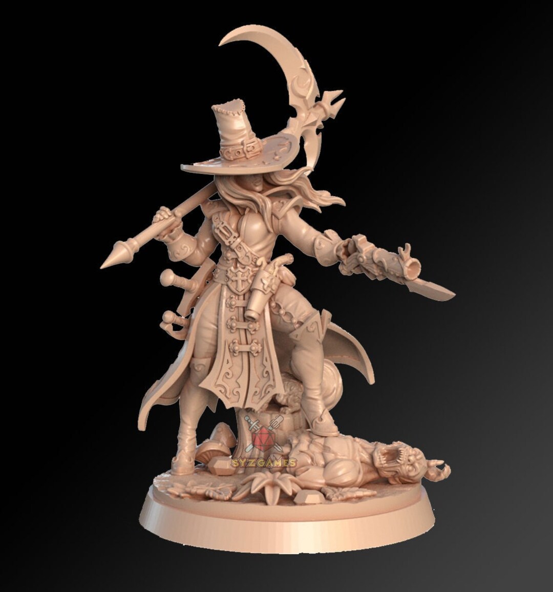 Wilhelmina Hellsing, the Scythe of Retribution | Fantasy Miniature ...