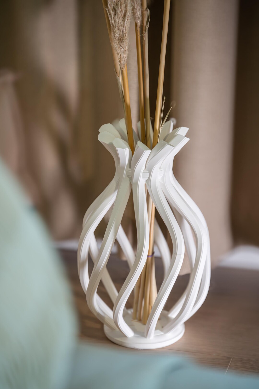 3D Printed Decorative Vase: Modern PLA Home Decor - Etsy