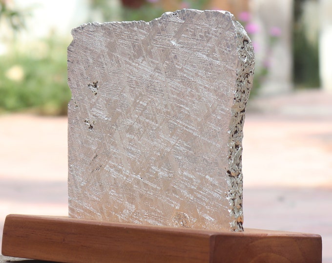 Genuine Meteorite Slab With Widmanstätten Patterns – Etched Iron-nickel ...