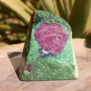 Ruby in Zoisite Mineral Specimen, Decorator Zoisite Crystal, Natural ...