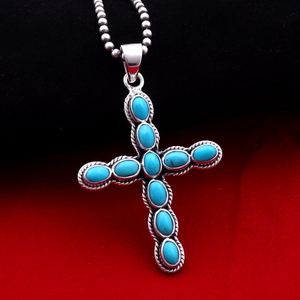 Turquoise Cross - Etsy