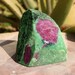 Ruby in Zoisite Mineral Specimen, Decorator Zoisite Crystal, Natural ...
