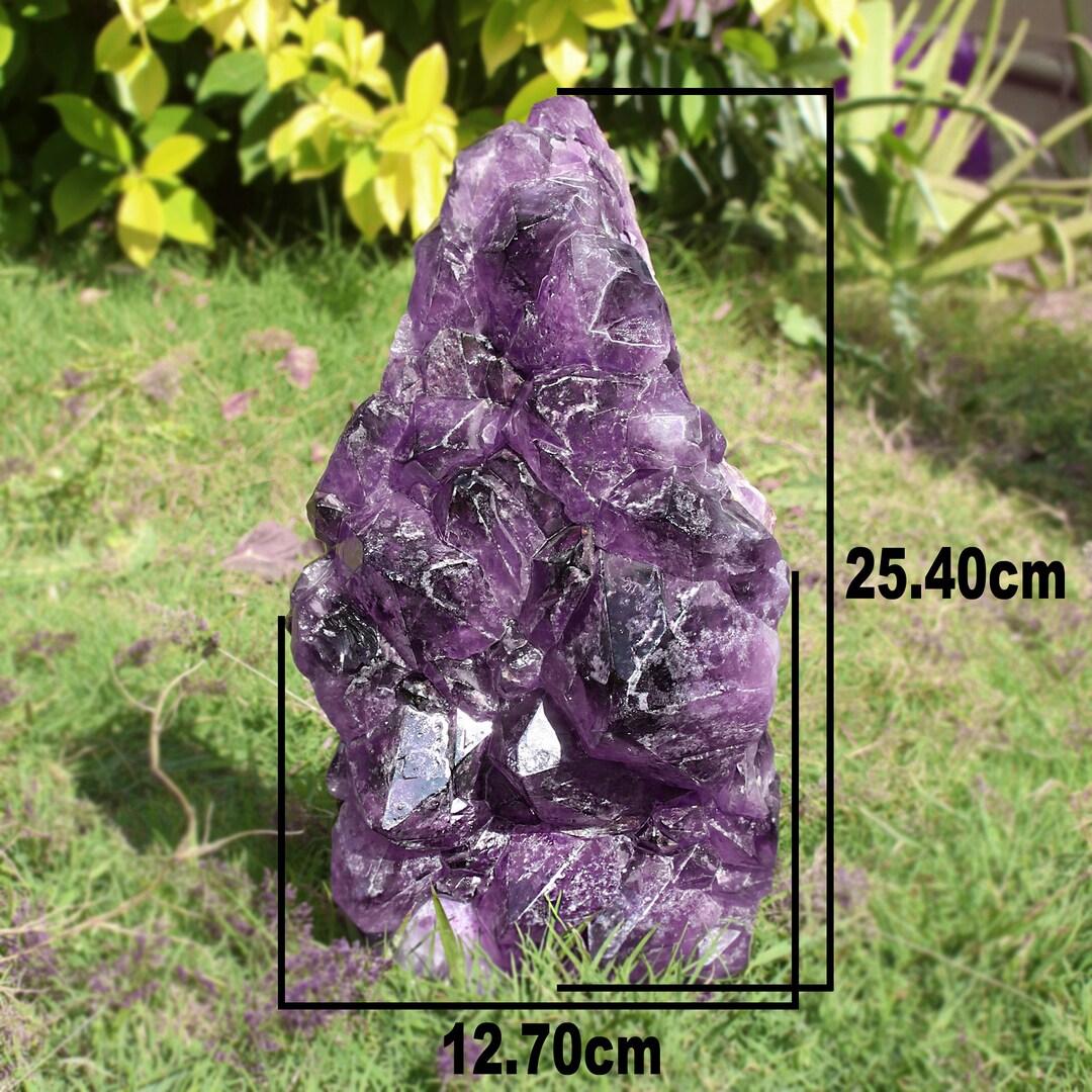 10 Extra Large Amethyst Rock Crystal Cluster, Natural Healing Stone ...