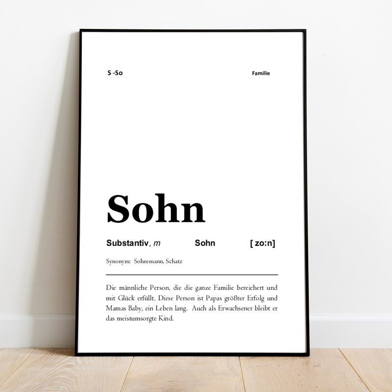 Sohn - Etsy.de