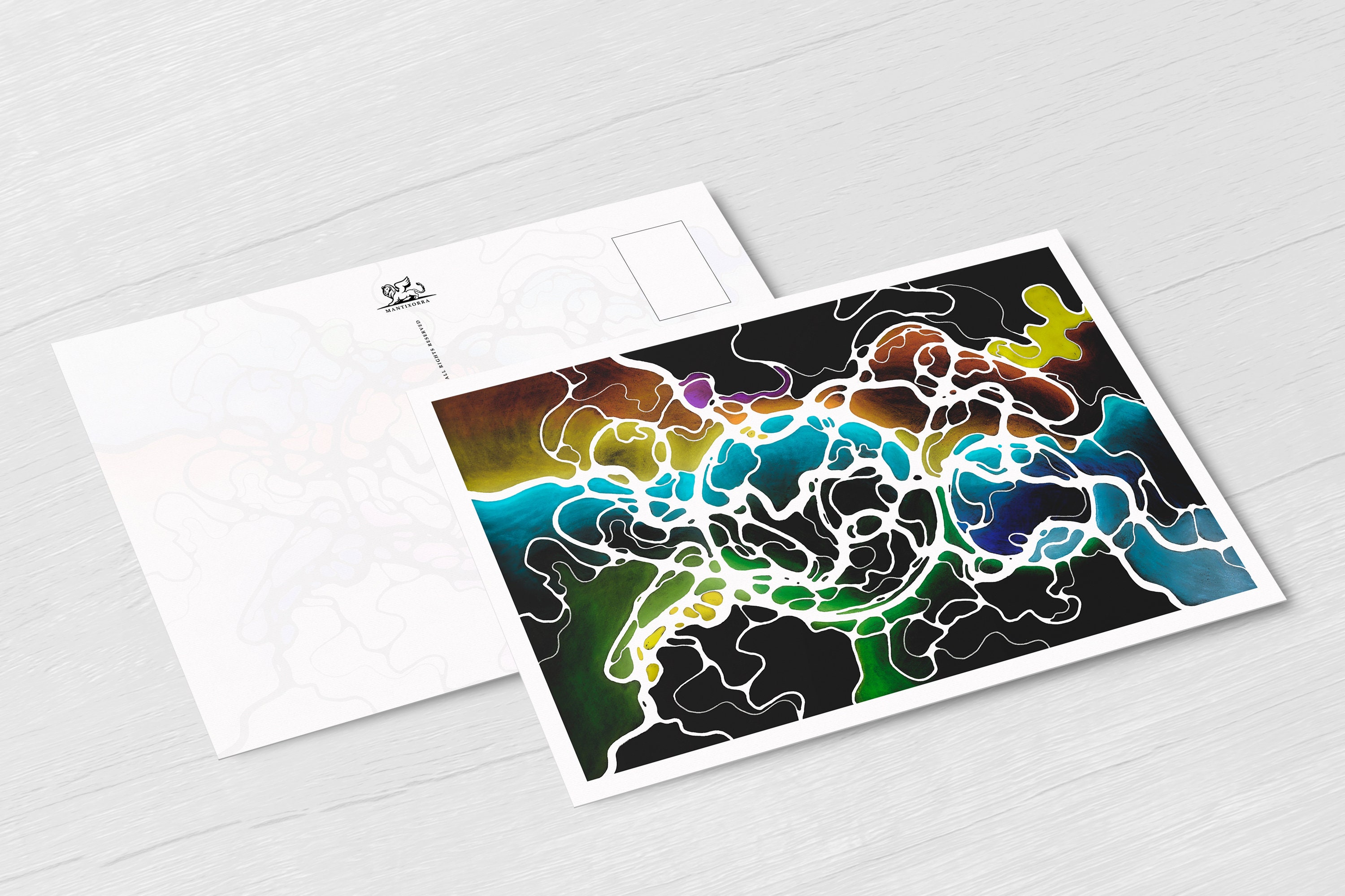 Digital Abstract Canvas Painting, Energy Surge, Printable Poster, Wall ...