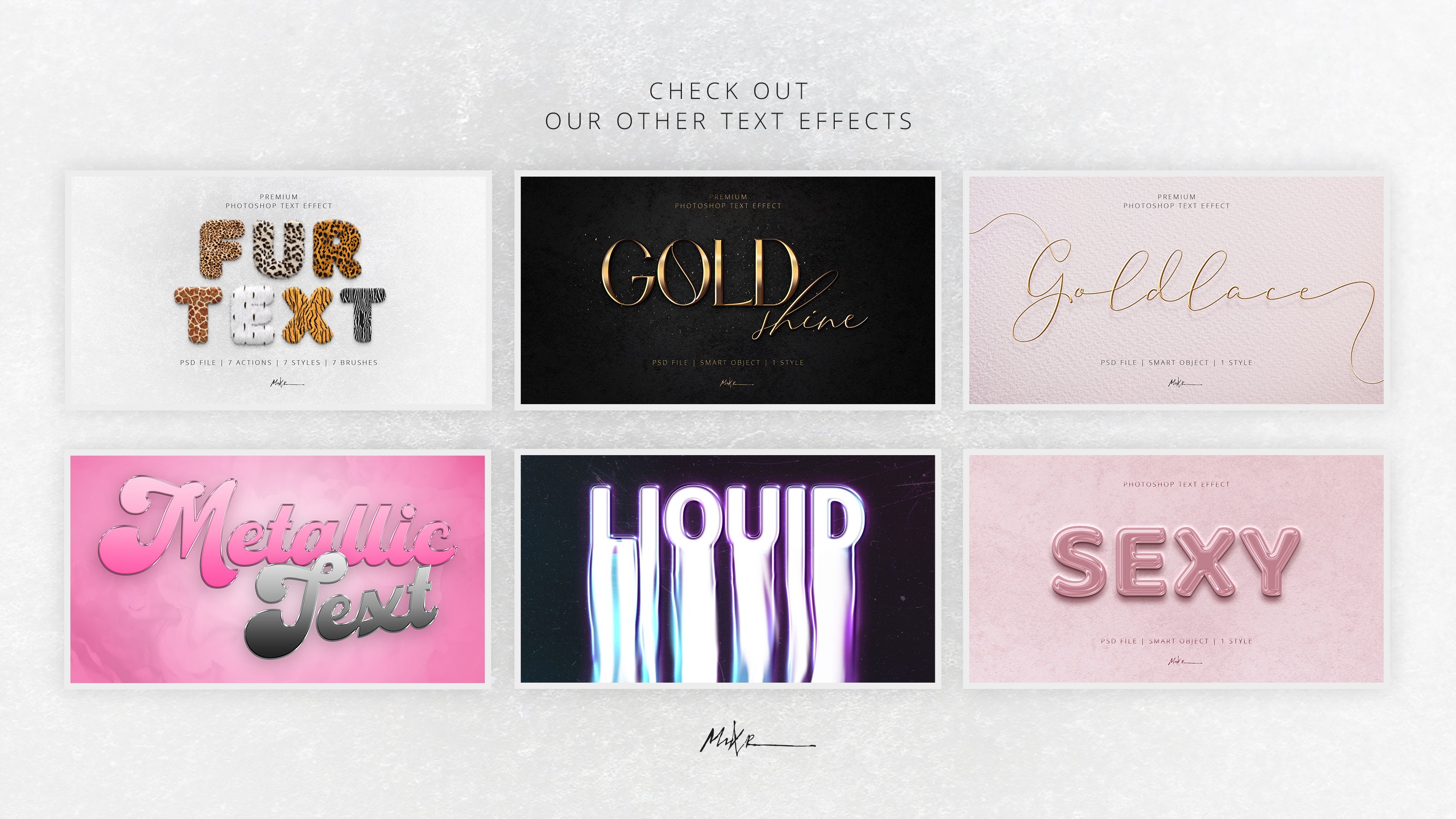 Gold Shine Text Effect for Photoshop. Instant Download. Easily Editable ...