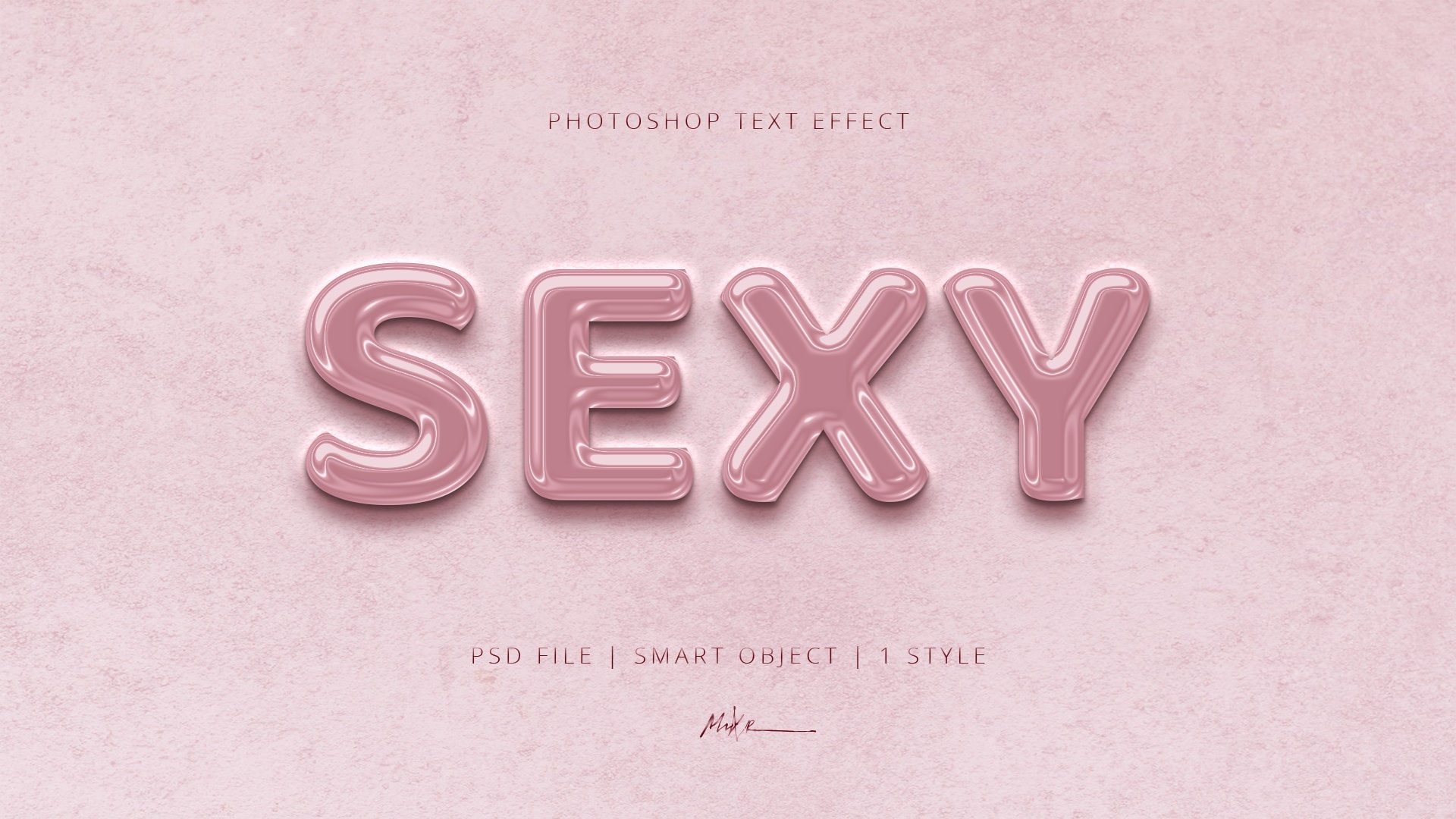 Sexy Glass Text Effect for Photoshop Ideal for Bold Fonts. Instant ...