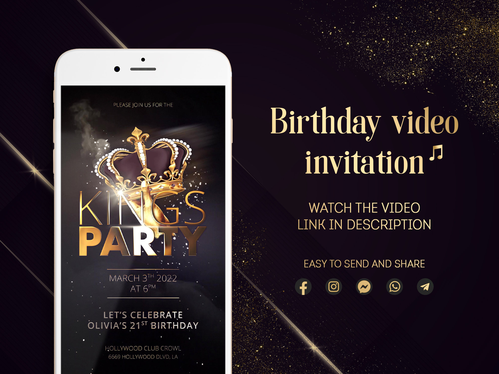 Step Into a World of Luxury With Brilliant VIDEO INVITATION: Majesty of ...