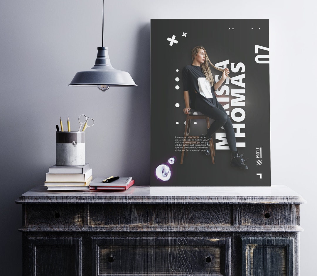 Holographic Poster With Your Photo Instant Download, Wall Art Home ...