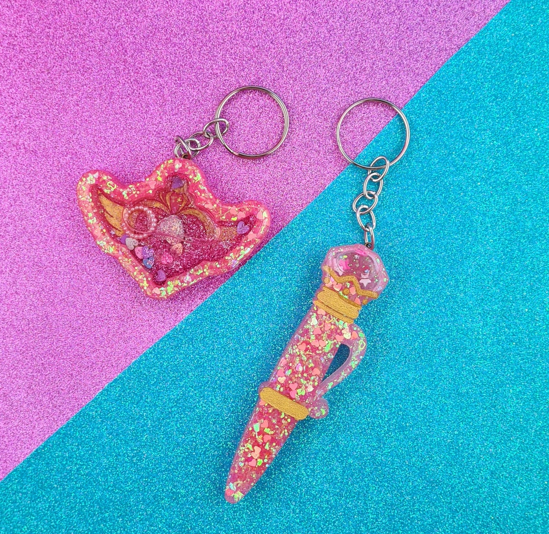 Slow Fall Sailor Moon Keychain - Etsy