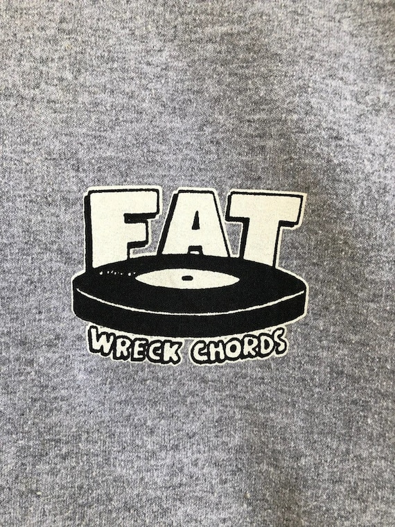 Vintage 50:50 Fat Wreck Chords Punk Rock Record Label… - Gem
