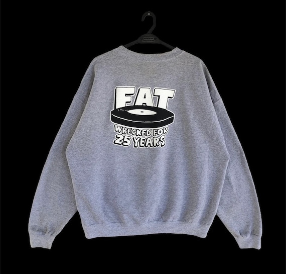 Vintage 50:50 Fat Wreck Chords Punk Rock Record Label… - Gem