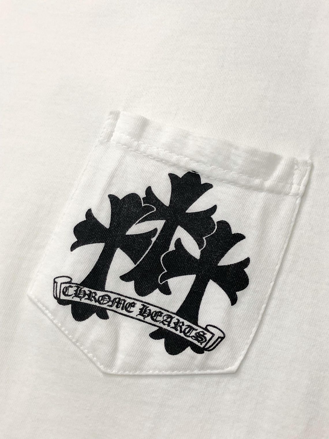 Chrome Hearts Triple Cross Pocket Tee - Etsy