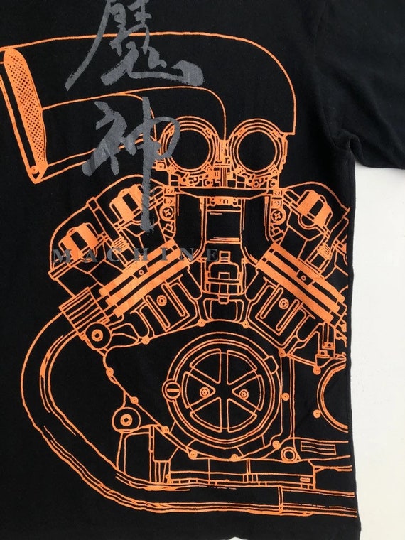 Rare Vintage 90’s Yamaha Racing Engine Print Tee - Gem