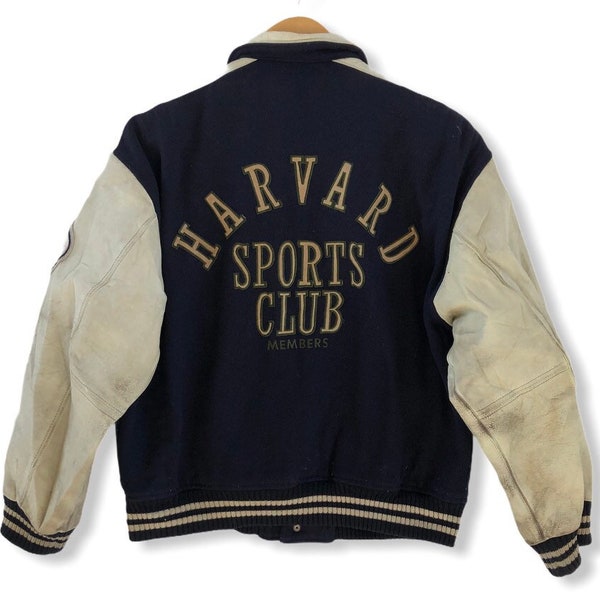 Harvard Varsity Jacket - Etsy