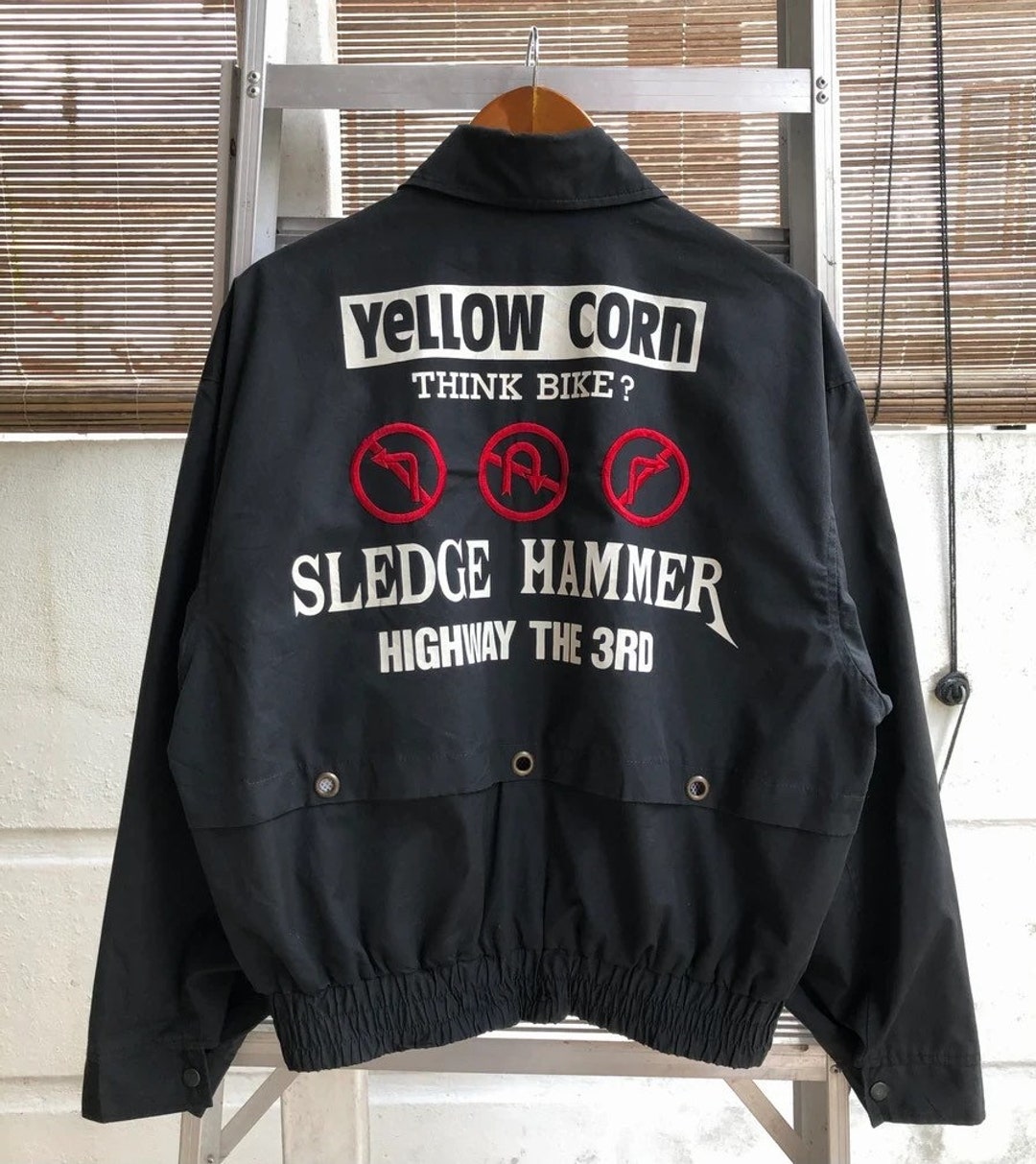 Vintage Yellow Corn Racing Light Jacket - Etsy