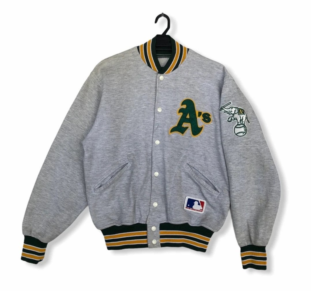 Rare Vintage 80’s Oakland Athletics Cotton Varsity Jacket - Etsy