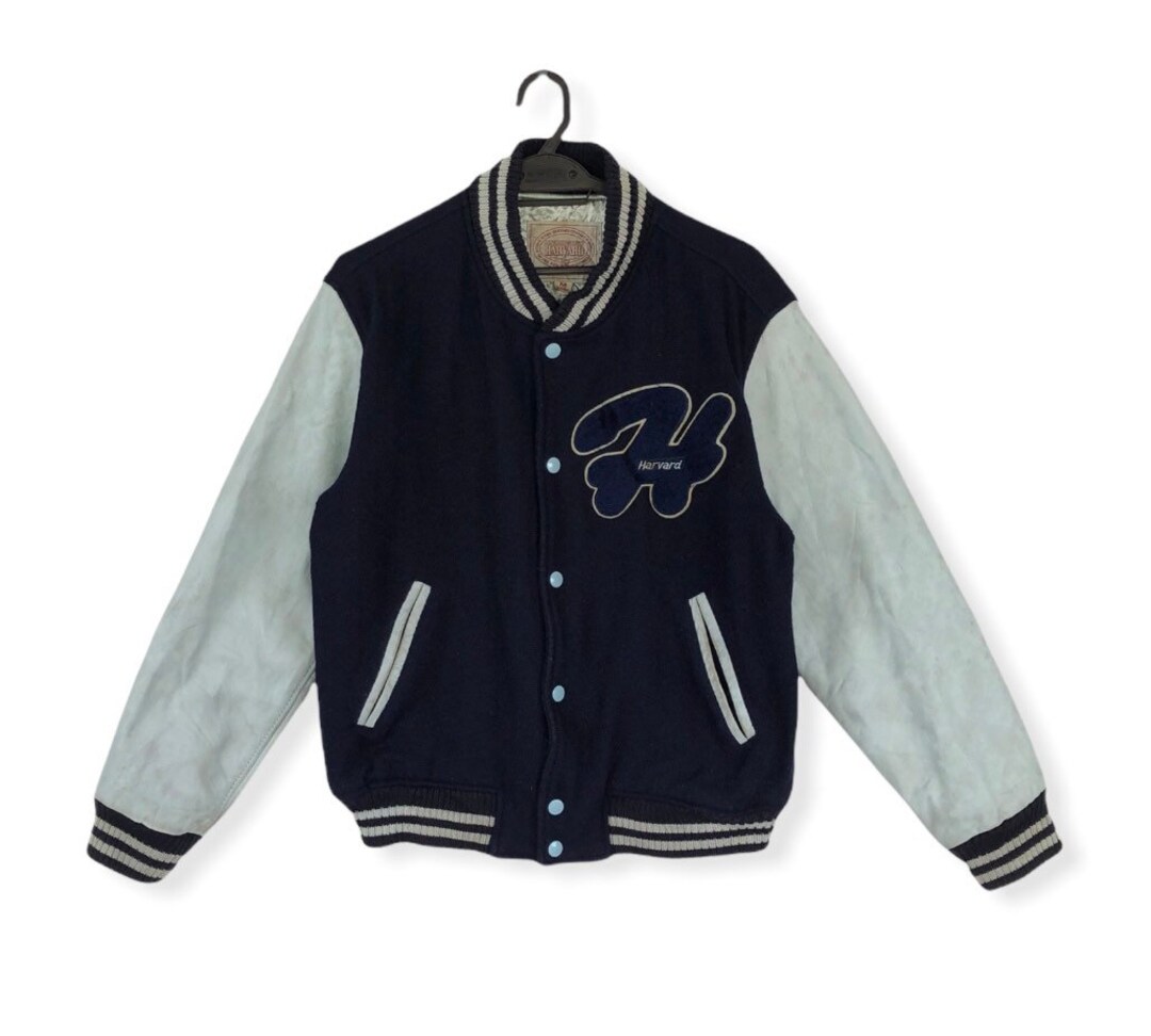 Rare Vintage Harvard Wool/leather Varsity Jacket - Etsy