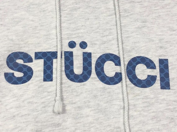 Rare Vintage 90’s Stussy Stücci Gucci Monogram Logo H… - Gem