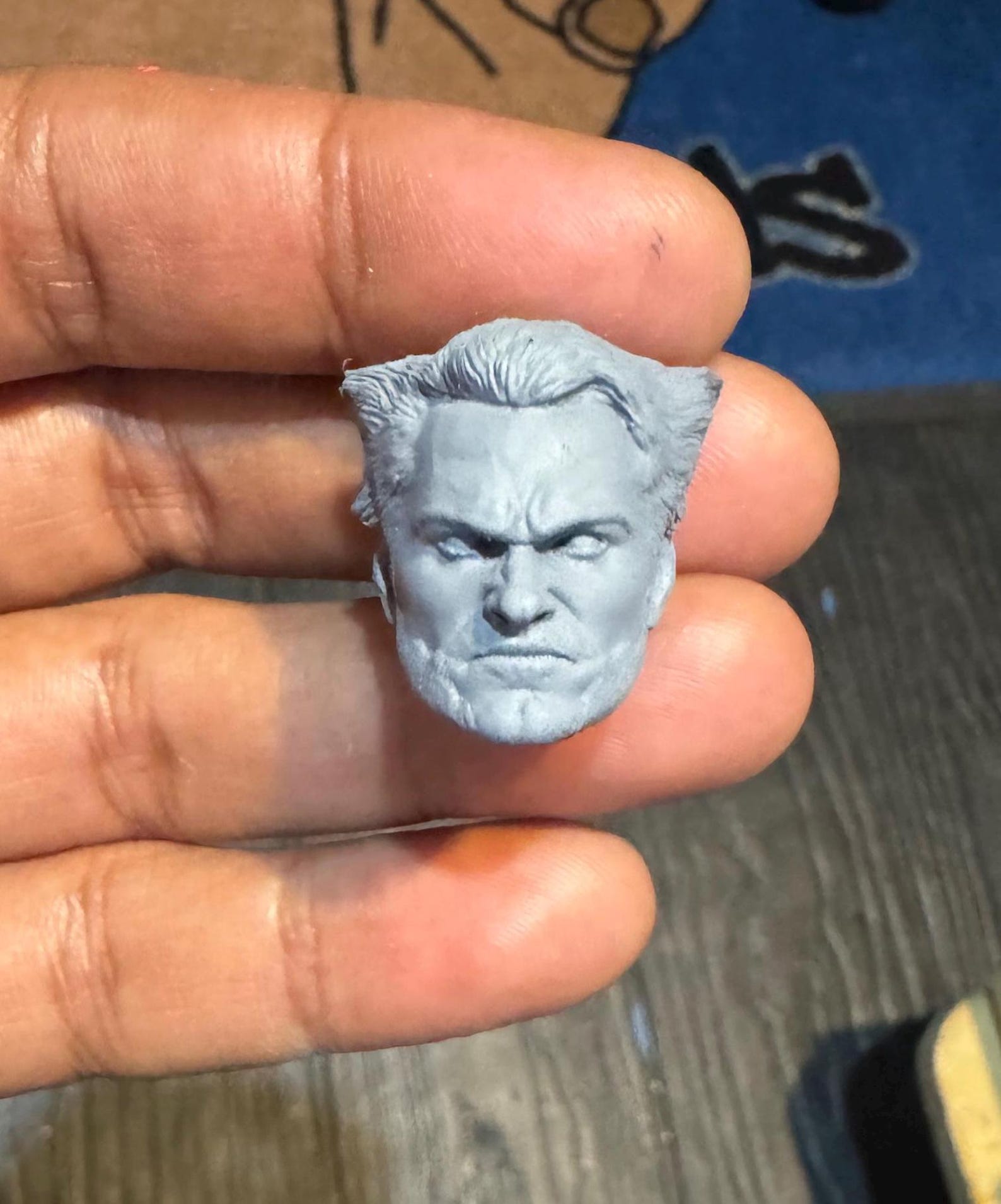 Fan Cast Feral Man Head Sculpt (unpainted) ***FIGURE NOT INCLUDED*** - Etsy