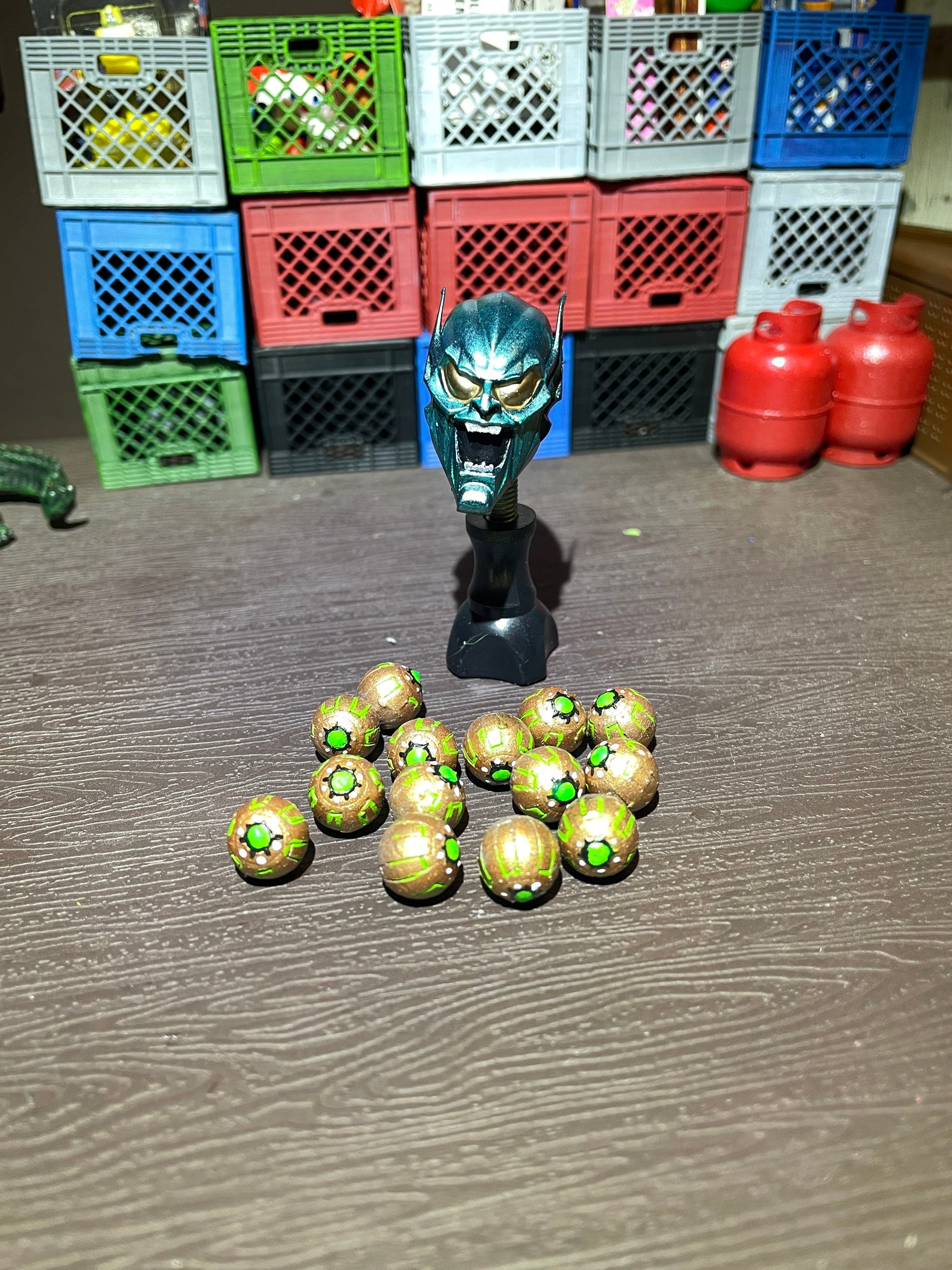 Green Menace Helmet 2 Menace Bombs - Etsy