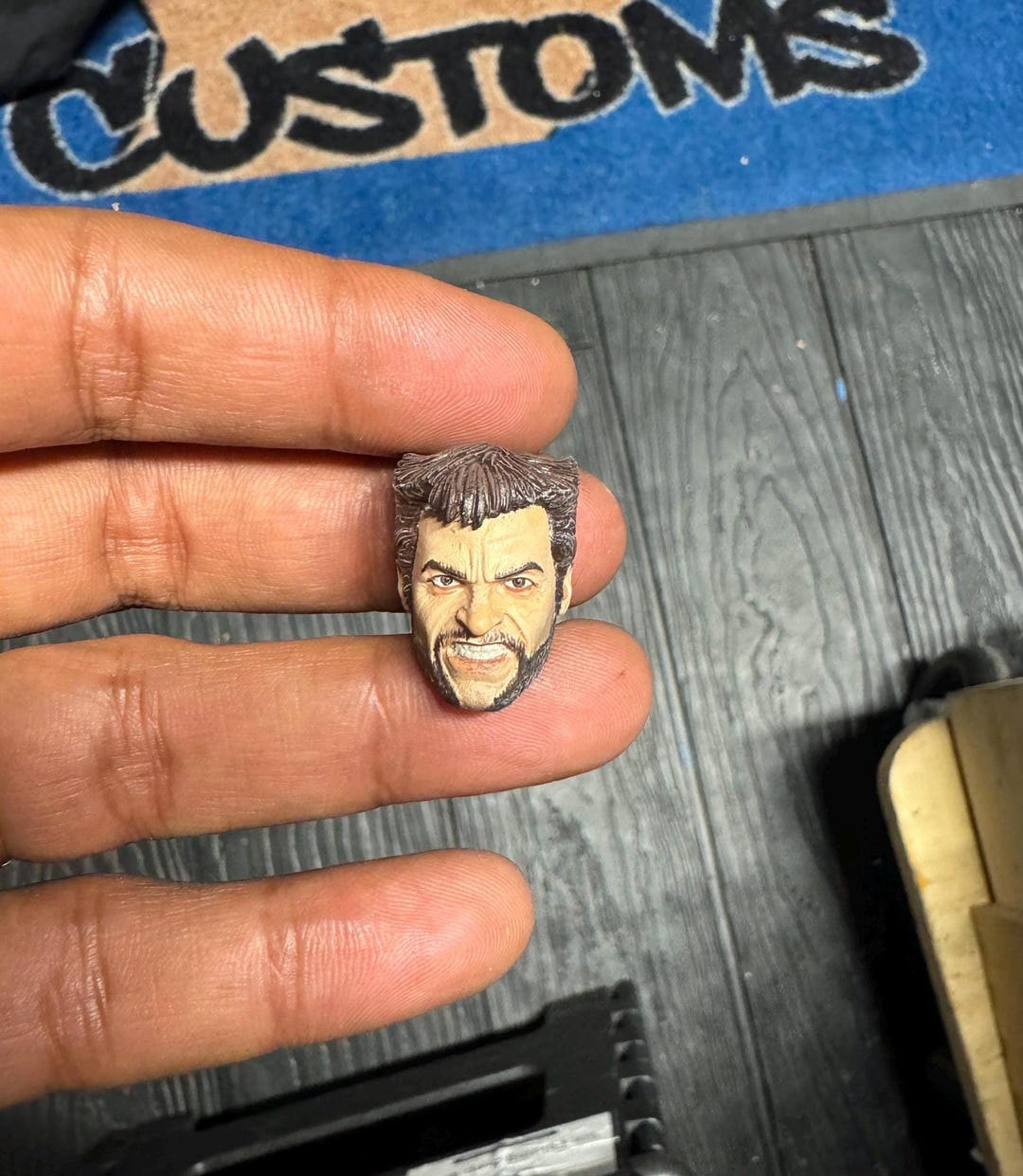 Angry Feral Man Movie Head Sculpt (painted) FIGURE NOT INCLUDED - Etsy