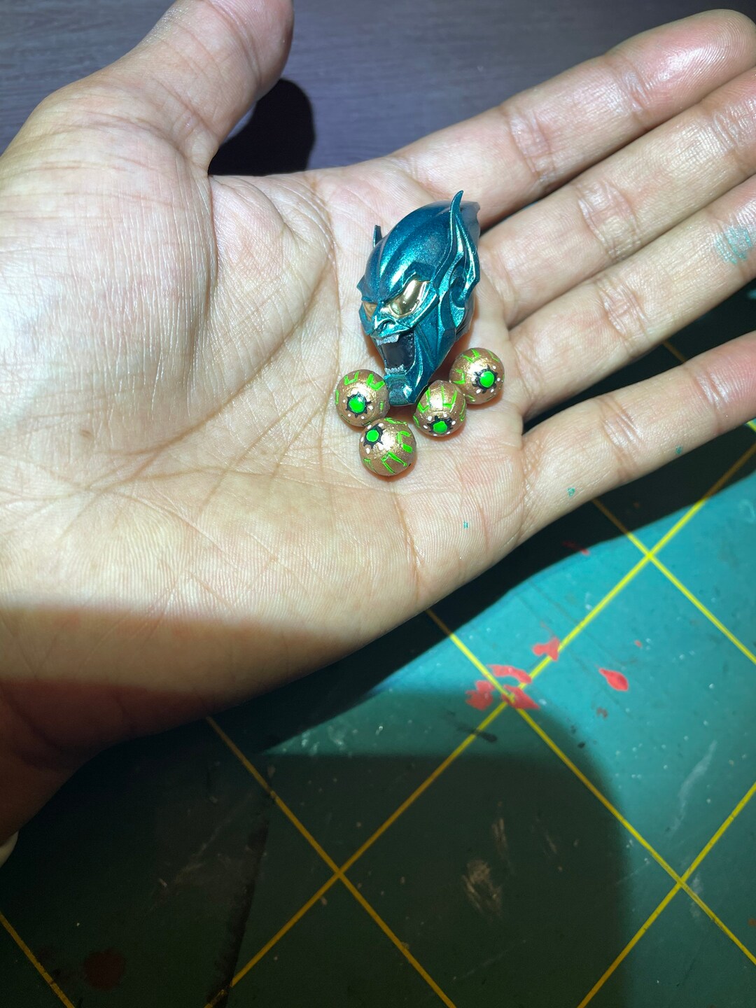 Green Menace Helmet + 2 Menace Bombs - Etsy