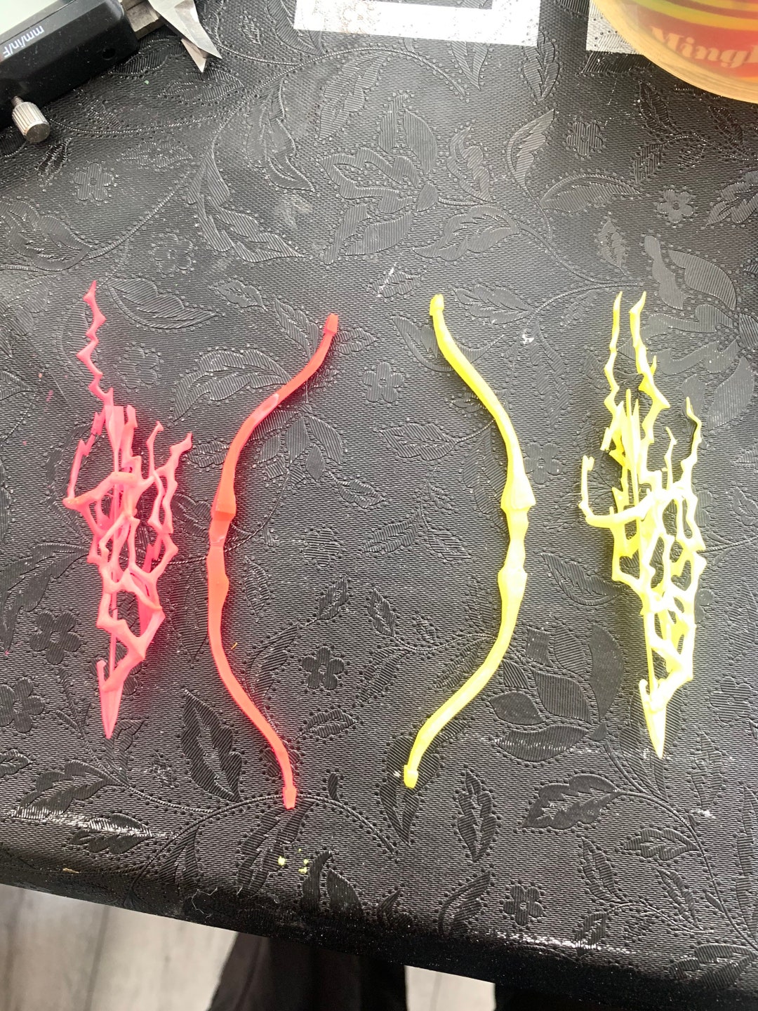 1:12 Scale Psychic Bow & Arrow (available in Pink, Yellow, Green, Blue ...