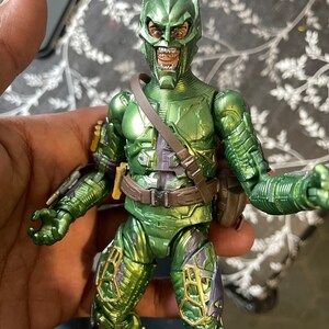 Green Menace Open Helmet Painted Head Sculpt (FIGURE NOT INCLUDED) - Etsy