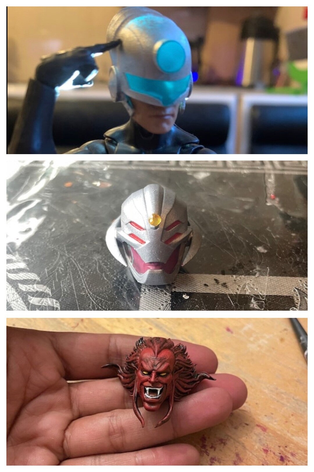 Client Request, Devil Man, the Creator Head & Tyrannical Robot Head ...