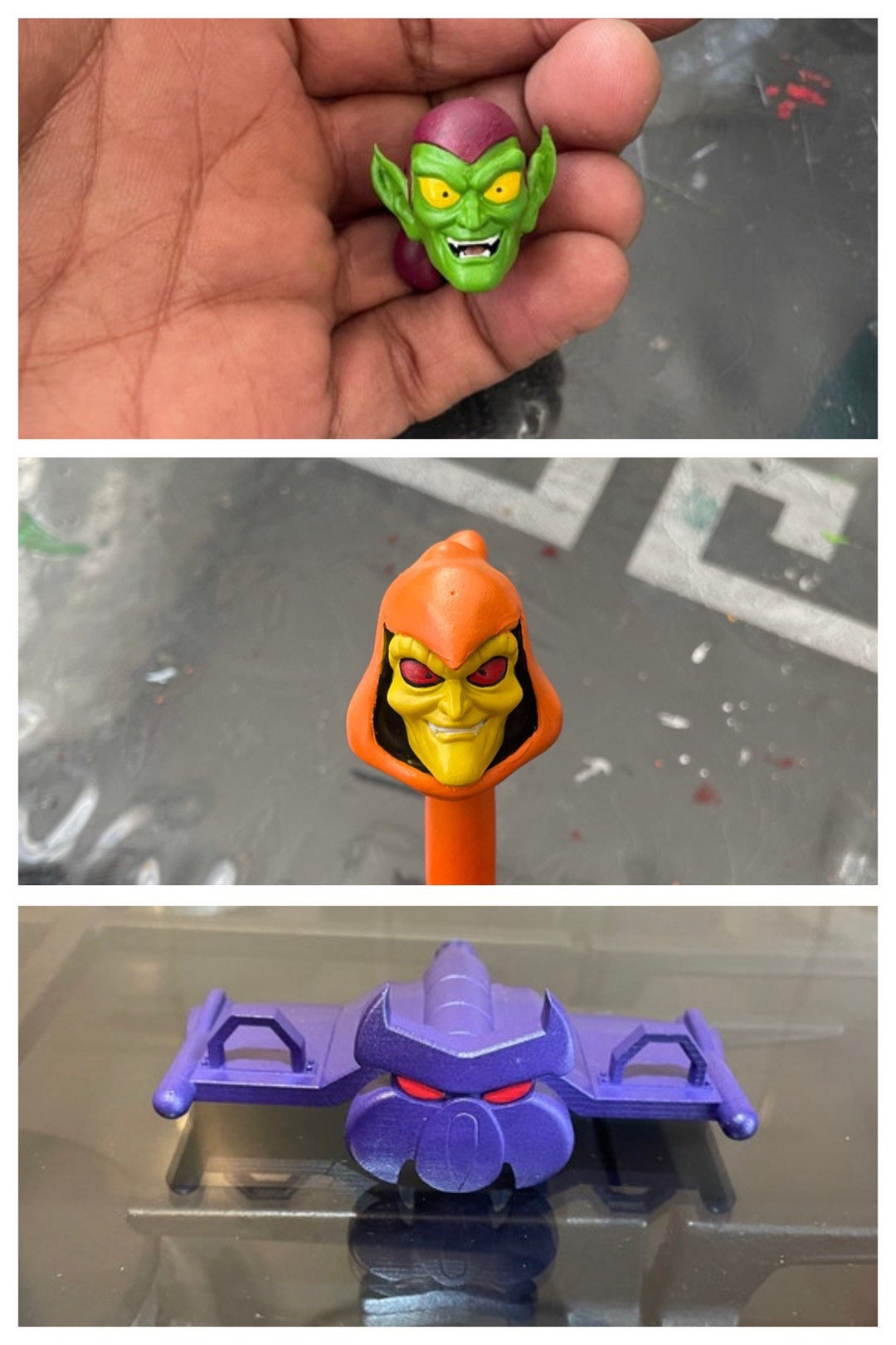 1x Animated Green Menace , 1x Animated Yellow Menace , 1x Menace Glider ...