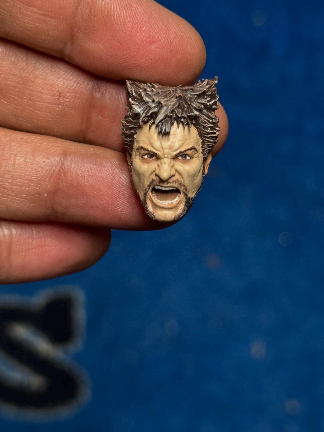 Screaming Feral Man Movie Head Sculpt (painted) FIGURE NOT INCLUDED - Etsy